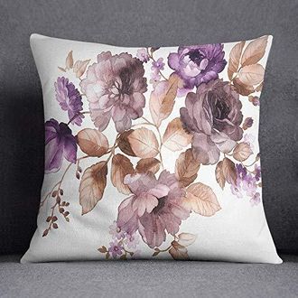 Bonamaison Le Jardin du Lin Kissenhüllen, Cotton, Mehrfarbig, 45x45