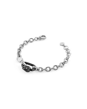 Philipp Plein Armb&auml;nder - Armband Plein Edge - Gr. EINHEITSG - in Silber - f&uuml;r Damen