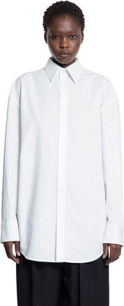 Saint Laurent Cassandre Shirt in Cotton Poplin