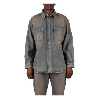 Haikure Nelson Jeanshemd - - Shirts - Herren - Blau - L