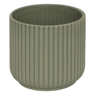 Atmosphera Atmosphera - &Uuml;bertopf Nuria Keramik d13xh12cm - gr&uuml;n