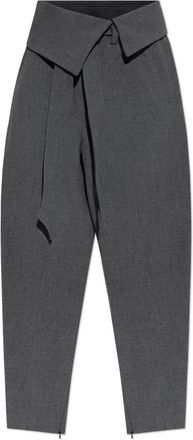 The Attico Hoch taillierte Hosen - - Trousers - Damen - Grau - 2XS