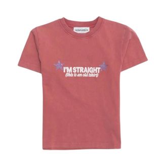 Carne Bollente Femme, Tops, Rouge, Taille: 38 FR Straight Up Gay T-Shirt