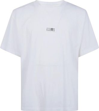 Maison Margiela Homme, Tops, Blanc, Taille: M Cotton T-Shirt