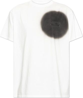 Maison Margiela Homme, Tops, Blanc, Taille: S T-shirt avec patch