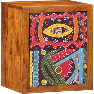 vidaXL Cabinet de chevet Marron 35 x 30 x 40 cm Bois dacacia massif Vidaxl