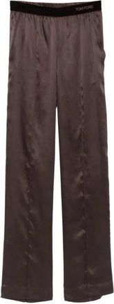 Tom Ford Pantalon &agrave; rayures avec logo Tom Ford