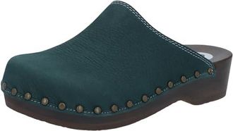 Berkemann Mixte Ouvre-Botte Naturelle Sabot, Turquoise, 42 EU