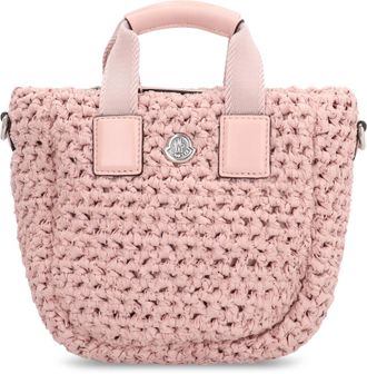 Moncler Womens Micro Caradoc Tote Pink Bags