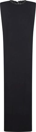 Elisabetta Franchi Femme, Robes, Noir, Taille: 42 FR Robe Longue Tapis Rouge