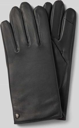 Roeckl Fingerhandschuhe mit Label-Applikation Modell Boston