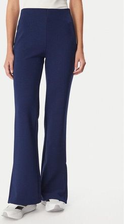 adidas Jogginghose Soft Lux Flared KR5283 Blau Slim Fit