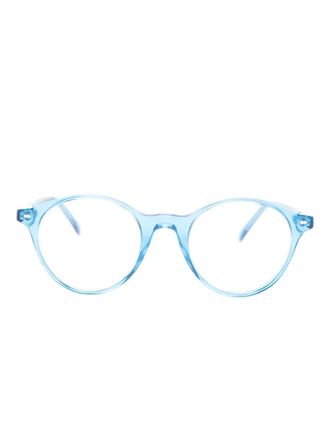 Ray-Ban lunettes de vue &agrave; monture ronde - Bleu