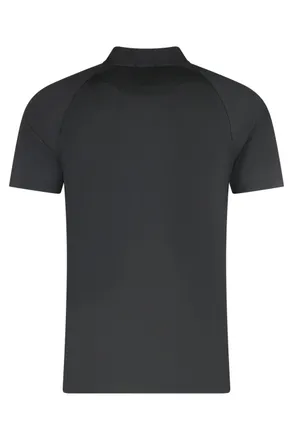 HUGO BOSS Mens Technical Fabric Polo Shirt Black Polyester T-shirts And Polos