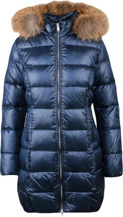 Bomboogie Lange Daunenjacke - - Coats - Damen - Blau - M