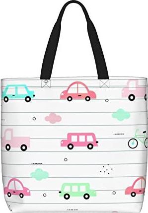 Generic Sac De Courses Camion De Chantier, Dessin Anim&eacute;, V&eacute;lo Sac &Agrave; Provisions En Toile R&eacute;utilisable Pliable Sacs En Toile Pour Femmes, Pour Burea, Filles, &Eacute;c