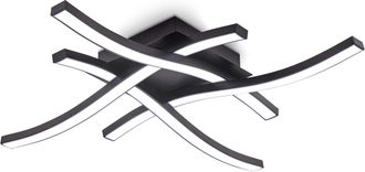 B.K.Licht LED Deckenlampe mit neutralweißer Lichtfarbe, 20 Watt, 2200 Lumen, Deckenleuchte, LED Lampe, Wohnzimmerlampe, Schlafzimmerlampe, Küchenlampe, Deckenst