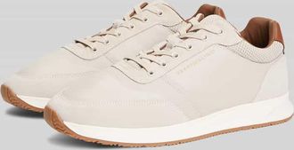 Tommy Hilfiger Sneaker aus echtem Leder mit Label-Schriftzug