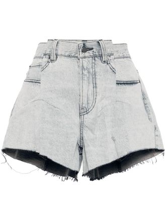 JNBY Shorts mit Logo-Patch - Blau