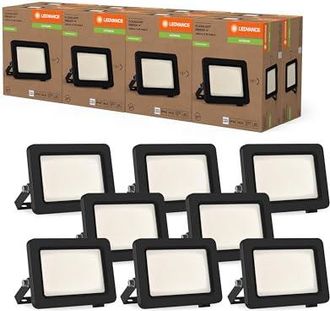 Ledvance LED-Flutlicht mit Energieeffizienzklasse A, schwarzes Aluminiumgehäuse, 5 W, 870 lm, für Außenanwendungen, kompaktes Design, leichtes Gewicht, einfach