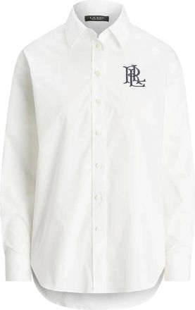 Ralph Lauren Femme, Blouses et Chemises, Blanc, Taille: 36 FR 95% Coton 5% &Eacute;lasthanne