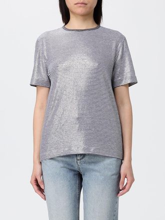 Brunello Cucinelli T-Shirt BRUNELLO CUCINELLI Femme couleur Bleu