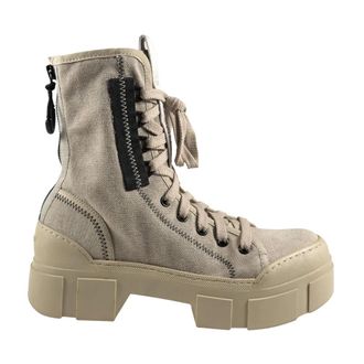 Vic Mati&eacute; V14_Roccia Ungef&uuml;tterter Schn&uuml;rstiefel - - Shoes - Damen - Beige - 38 EU