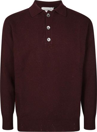 Amaranto Amar&aacute;nto, Homme, Pulls, Rouge, Taille: XL Polo Col Chemise