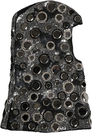 Dolce & Gabbana unisex, Accessoires, Noir, Taille: ONE Size Balaclava Hat