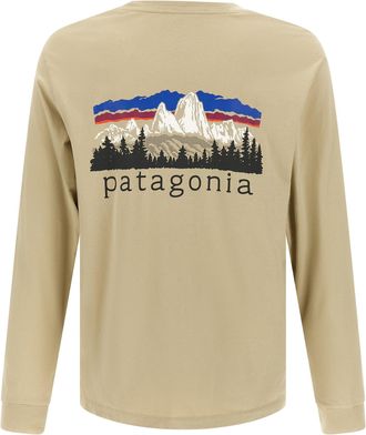 Patagonia Fitz Roy Foothills T-Shirt - Beige
