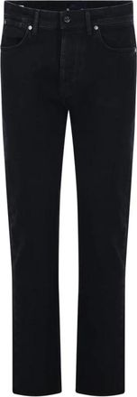 Stone Island Homme, Jeans, Noir, Taille: W33 Jean Slim D&eacute;lav&eacute; Stretch en Denim