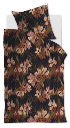 Beddinghouse Renforcé-Bettwäsche-Garnitur Bliss Farbe Blau Größe 135 x 200 cm + 1x 80 x 80 cm