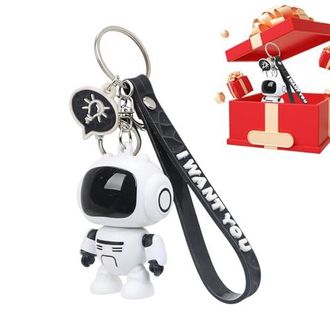 Generic Porte-cl&eacute;s de sac | Pendentif articul&eacute; mobile robot - Porte-cl&eacute;s design yeux lumineux pour sac &agrave; dos | pour sac &agrave; dos, sac d&eacute;cole, sac &agrave; main, maison,