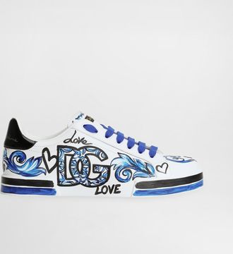 Dolce & Gabbana Limited Edition Portofino Light Sneaker - Mann Sneakers Multicolor 45