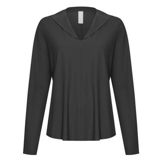 JapanTKY Hoki Kapuzenshirt Technojersey Stretch - - Blouses & Shirts - Damen - Schwarzk - XS
