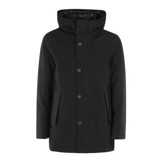 Woolrich Homme, Manteaux, Noir, Taille: XL Parka dHiver Chaud