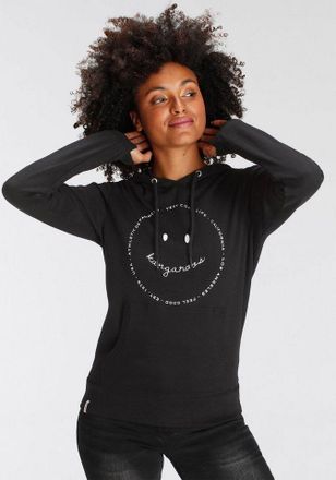 Kangaroos Kapuzensweatshirt Langarm mit Daumenl&ouml;chern, figurumspielend, aus Interlockmaterial