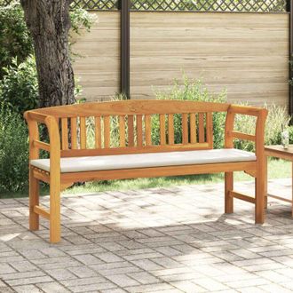 vidaXL vidaXL Banc rose Naturel 157 x 46 x 82,5 cm Bois dAcacia Massif