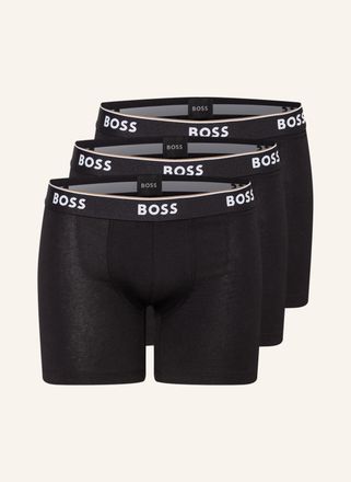 HUGO BOSS 3er-Pack Boxershorts Power schwarz