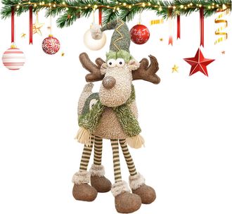 Generico Reindeer Weihnachtsdekoration, K&uuml;nstlerische Hirschfigur, Moderne Feiertagskulptur, dekorativer Ornament f&uuml;r saisonale Atmosph&auml;re, anhaltend, festlich