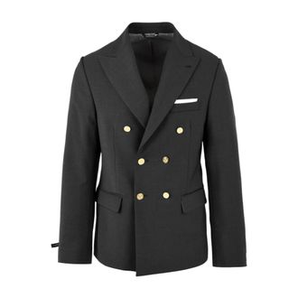 Daniele Alessandrini Eugenio Blazer - - Jackets - Herren - Schwarzk - M