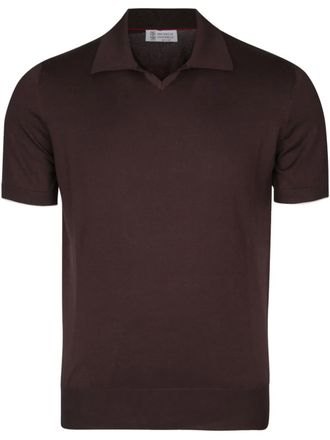 Brunello Cucinelli Klassisches Poloshirt - Blau