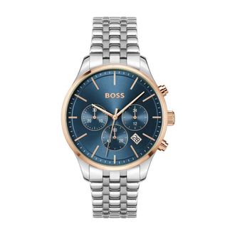 HUGO BOSS Homme, Accessoires, Gris, Taille: ONE Size Montre habill&eacute;e en acier inoxydable