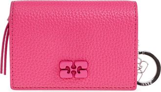 Ganni Femme, Accessoires, Rose, Taille: ONE Size Wallet With Logo