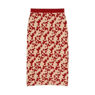 Max Mara Femme, Jupes, Rouge, Taille: 38 FR Wkdvacuo Skirt