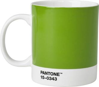 Pantone Kaffeetasse, Porzellan, Greenery 15-0343, 8.4 x 8.4 x 12.1 cm 101030343