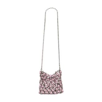 Self Portrait Crystal Mini Crossbody - - Bags - Damen - Rosa - ONE SIZE