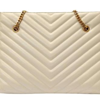 Saint Laurent Damen, Pre-Owned, Beige, ONE SIZEGr&ouml;&szlig;e