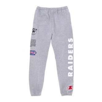 Mitchell & Ness Oakland Raiders Fleece Trainingshose - - Trousers - Herren - Grau - S