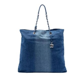 Chanel Pre-owned Denim Tote Bag - - Pre-owned - Damen - Blau - ONE SIZE